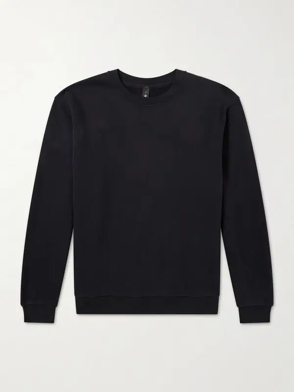 Lululemon Steady State Crew Cotton-blend Jersey Sweatshirt