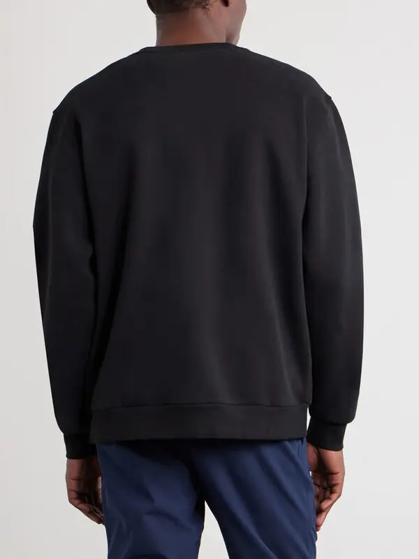 Lululemon Steady State Crew Cotton-blend Jersey Sweatshirt