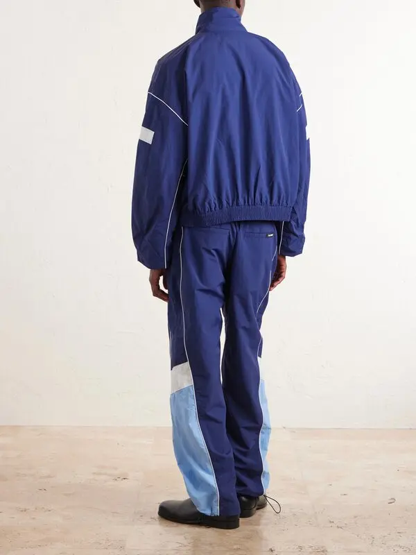 NAHMIAS Straight-leg Logo-embroidered Nylon Trousers