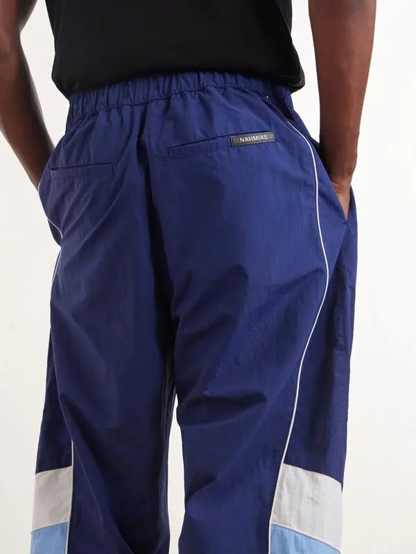 NAHMIAS Straight-leg Logo-embroidered Nylon Trousers