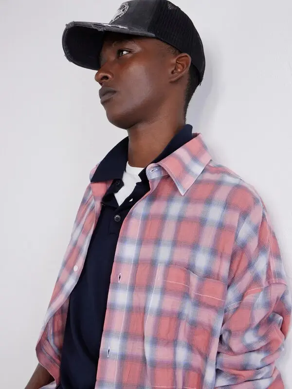 NAHMIAS Youth Enrichment' Embroidered Distressed Cotton And Mesh Trucker Cap