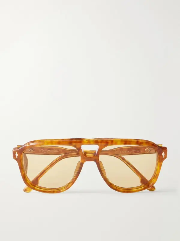 JACQUES MARIE MAGE Leonard Aviator-style Acetate Sunglasses