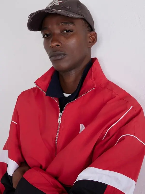 NAHMIAS Distressed Logo-embroidered Cotton-twill Cap
