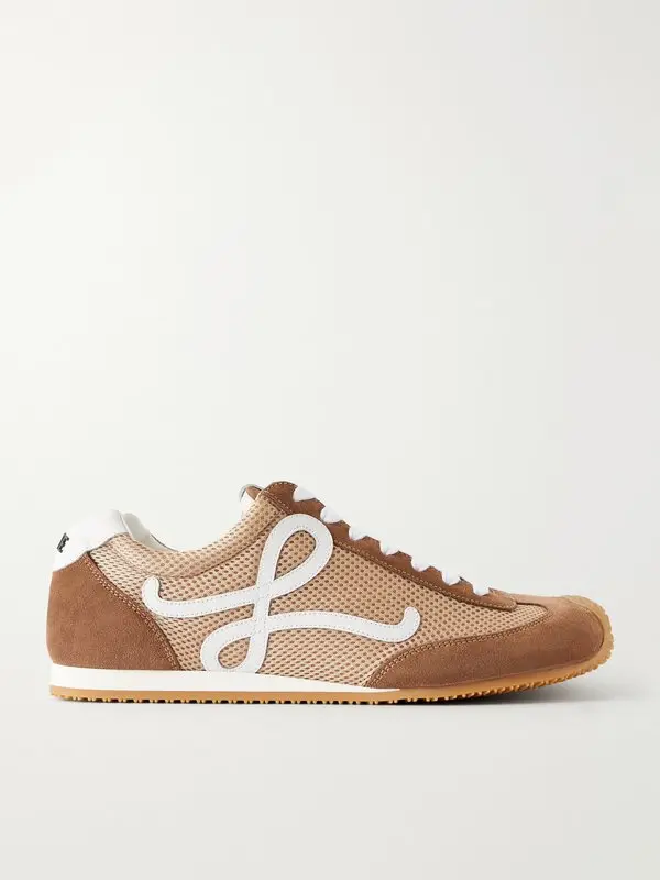 Loewe Ballet Runner Mesh Low Top Sneakers - Brown