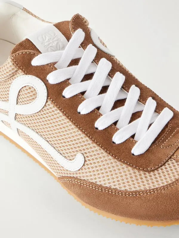 Loewe Bellet Runner Mesh Low Top Sneakers - Brown