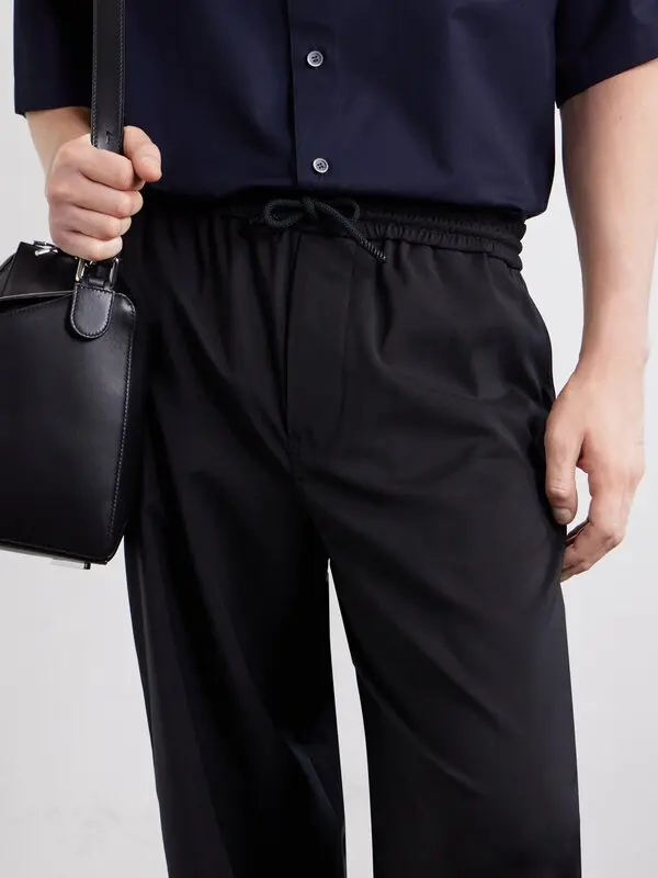 Loewe Straight-leg Wool Drawstring Trousers