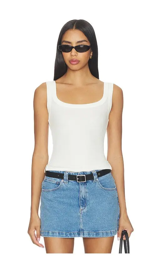 Lna Banded Ribbed Scoop Tank