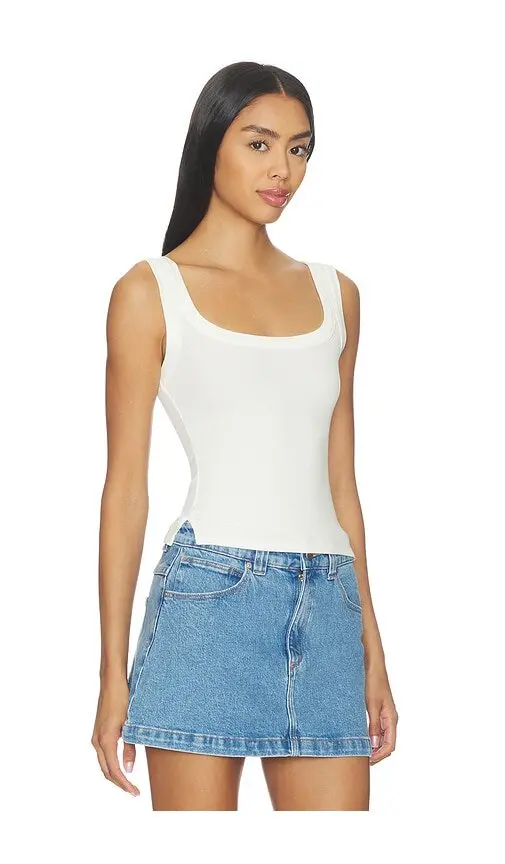 Lna Banded Ribbed Scoop Tank