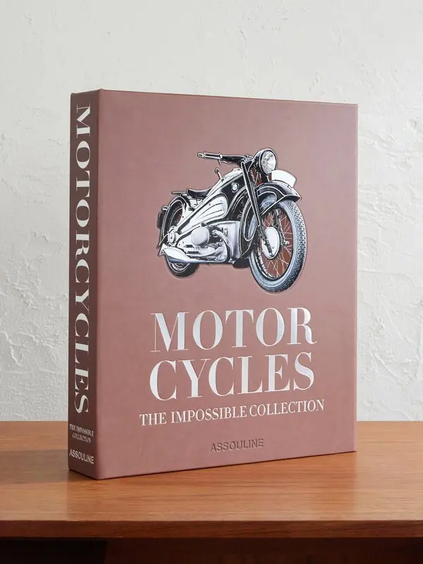 Assouline Motorcycles: The Impossible Collection Hardcover Book - Brown