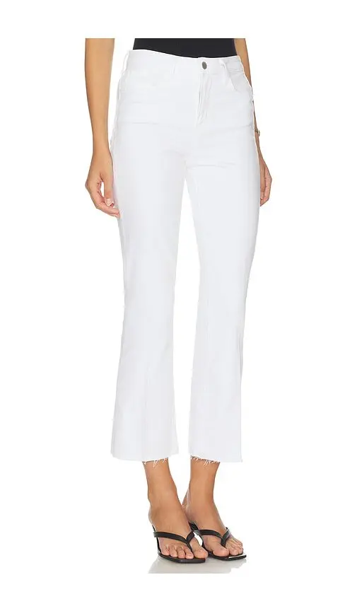 L'Agence Kendra High Rise Crop Flare Jean