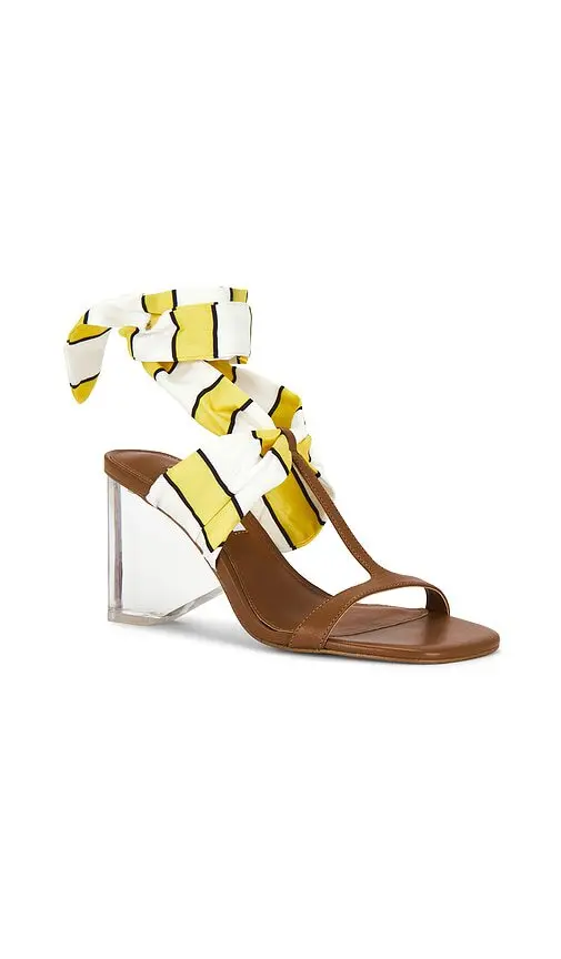 Steve Madden Sera Sandal In Yellow,white