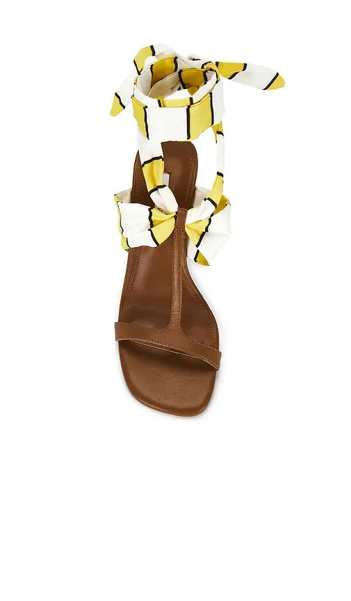 Steve Madden Sera Sandal In Yellow,white