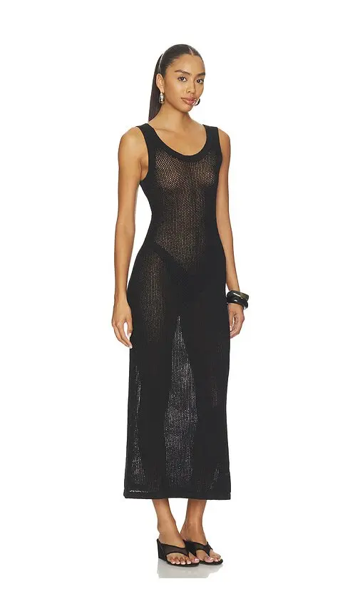 Lna Tyler Open Knit Tank Dress