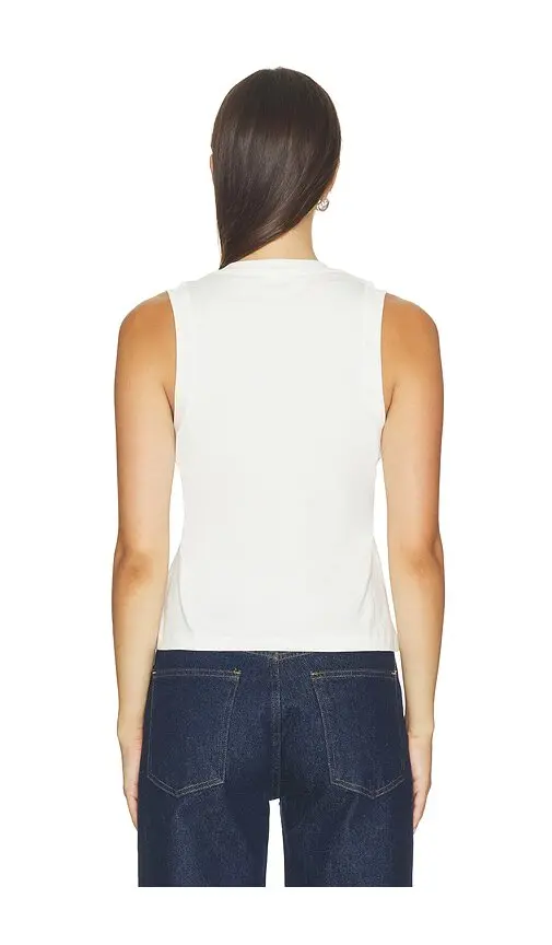Renggli V-neck Tank In White