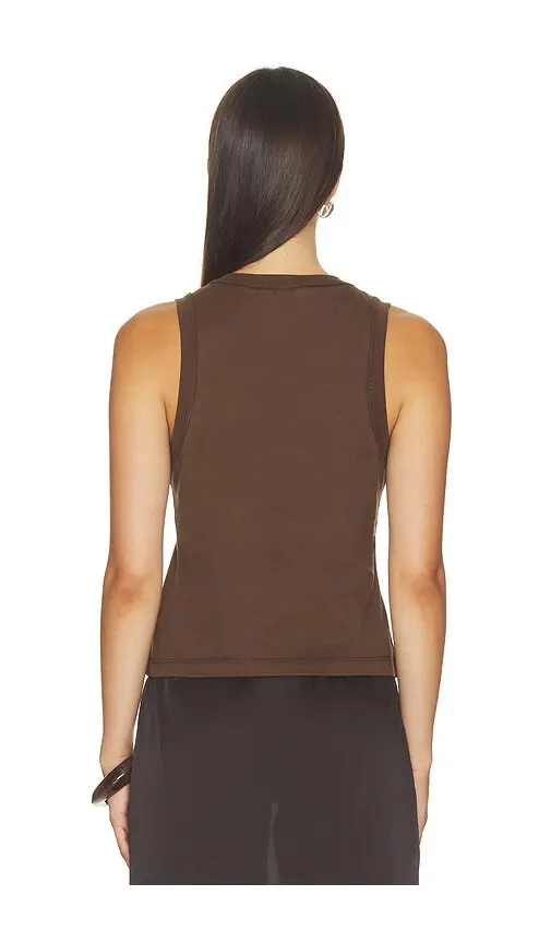 Renggli V-neck Tank In Brown