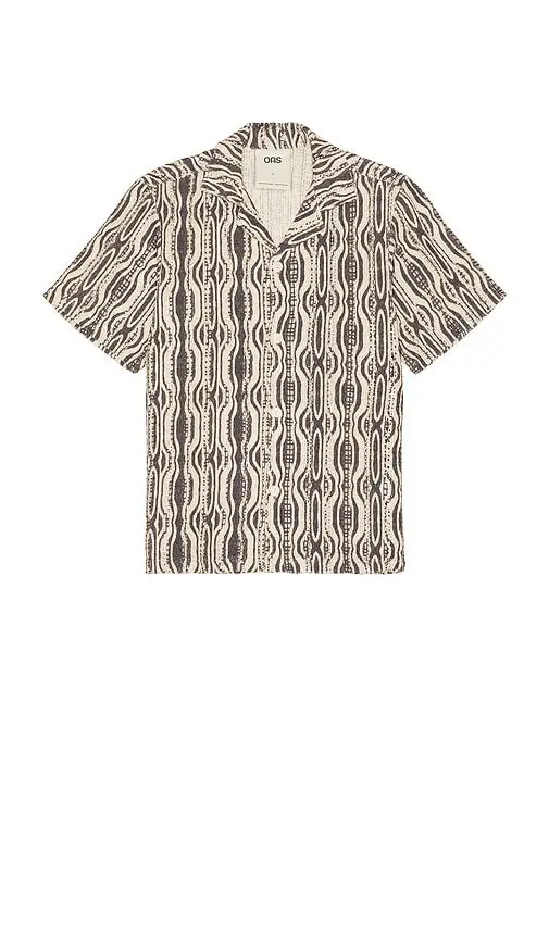 Oas Zefi Cuba Shirt In Brown