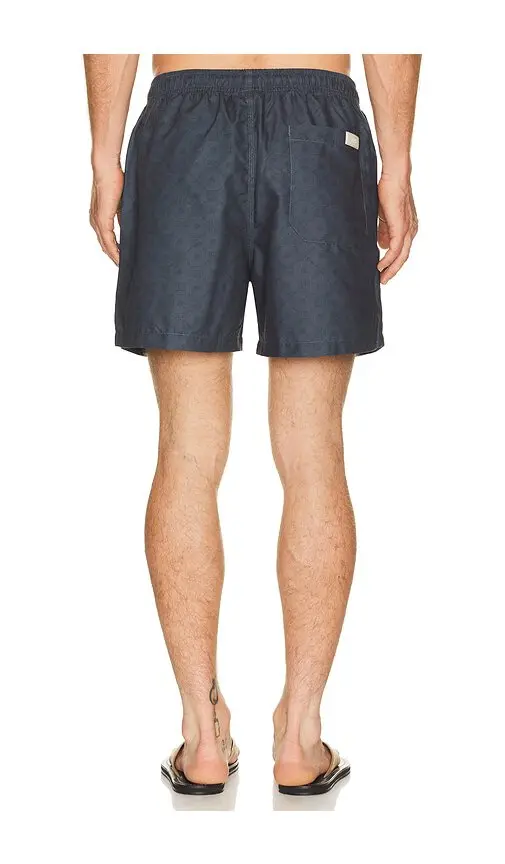 Oas Mosaico Swim Shorts In Brown