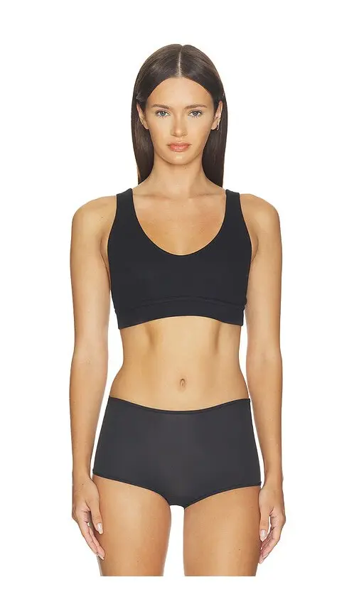 Commando Better Than Basic Rib Bralette - Black