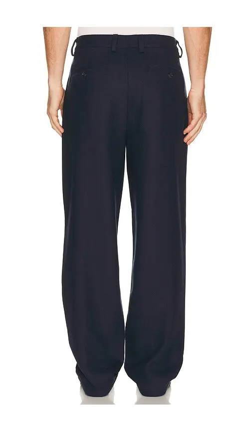 POP TRADING COMPANY Wool Hewitt Suit Pants In Blue
