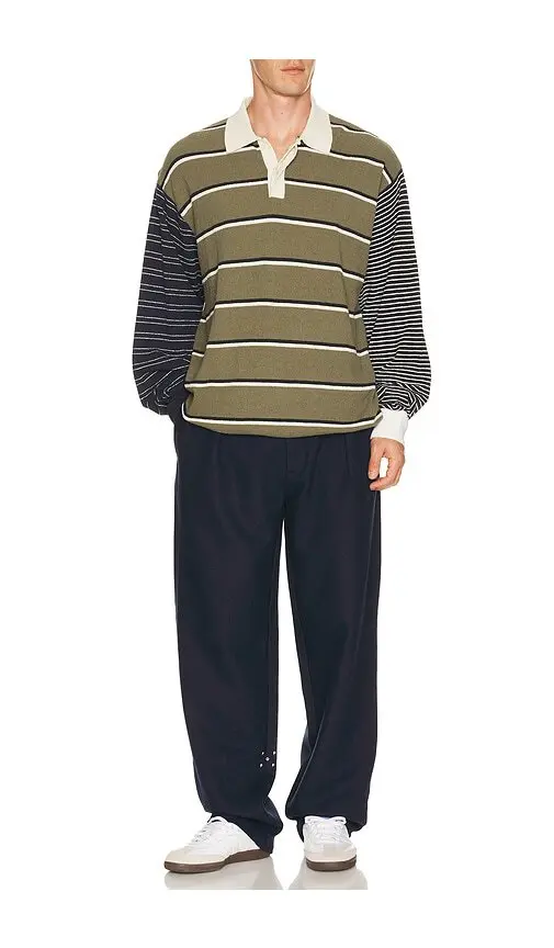 POP TRADING COMPANY Wool Hewitt Suit Pants In Blue