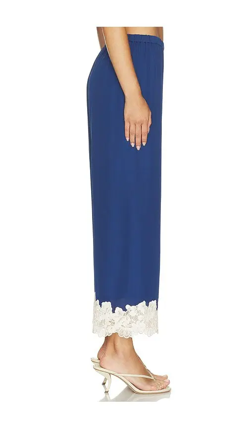 Cami Nyc Gilda Chiffon Pant In Navy