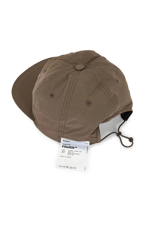 Satisfy Flitesilk 5 Panel Pinch Cap In Brown