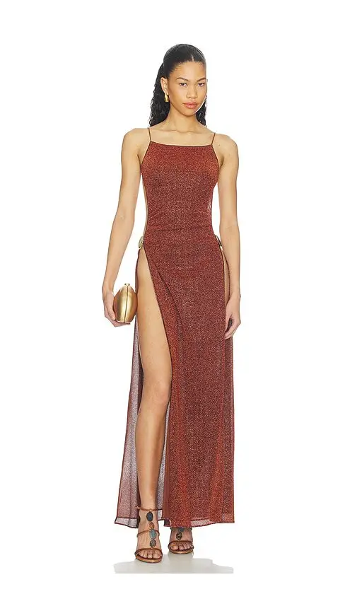 Oseree Lumiere Shell Long Dress