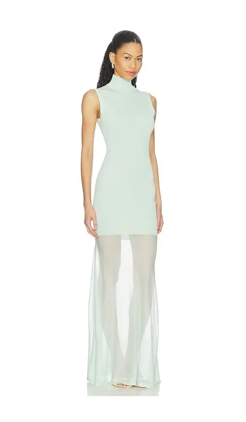 SEROYA Amine Knit Maxi Dress