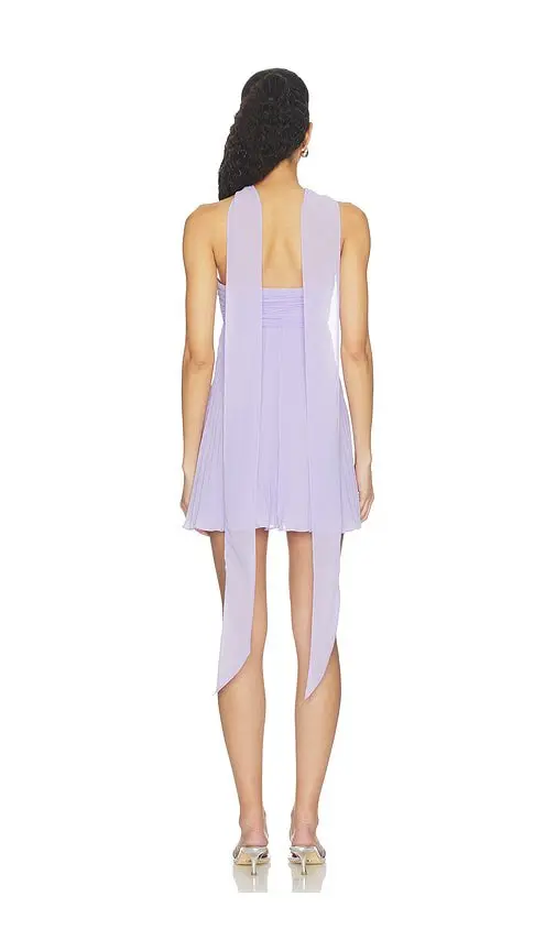 SEROYA Lily Mini Dress In Lavender