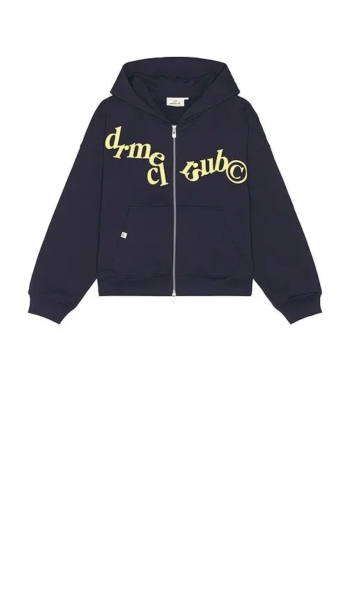 DRMERS CLUB Hanging Letters Zip Up Hoodie