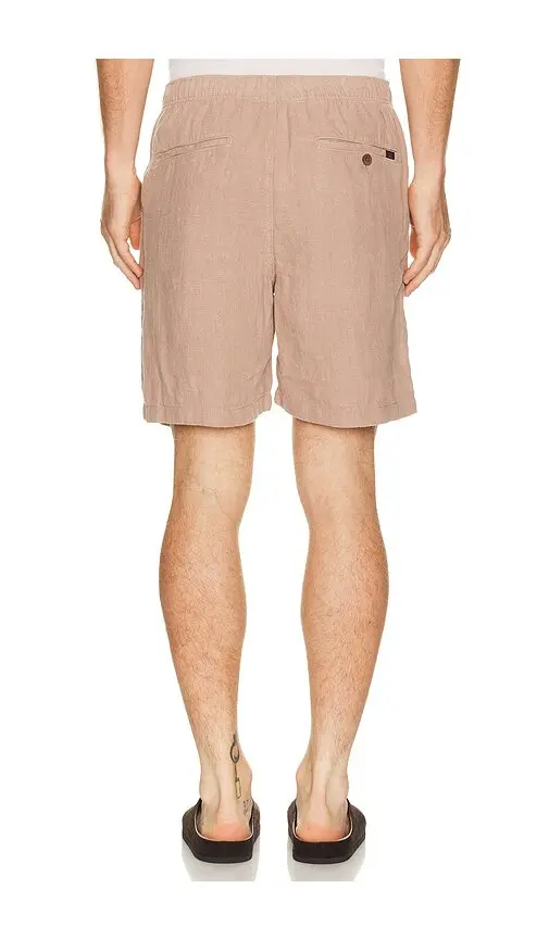 Faherty Brand Essential 6.5 Linen Short - Adobe