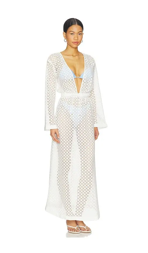 Seafolly Gathered Lace Cover Up