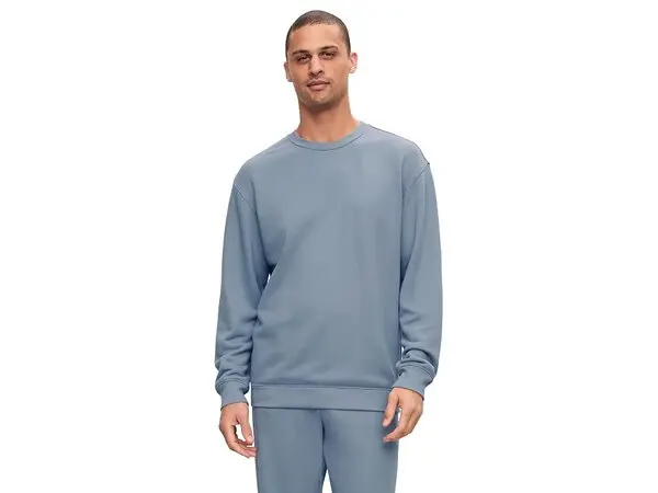 Eberjey French Terry Sweatshirt Pajama Faded Denim - Blue