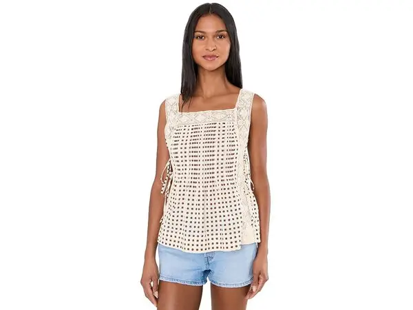 Madewell Allie Top 60's Cambric Clothing Vintage Ivory - White