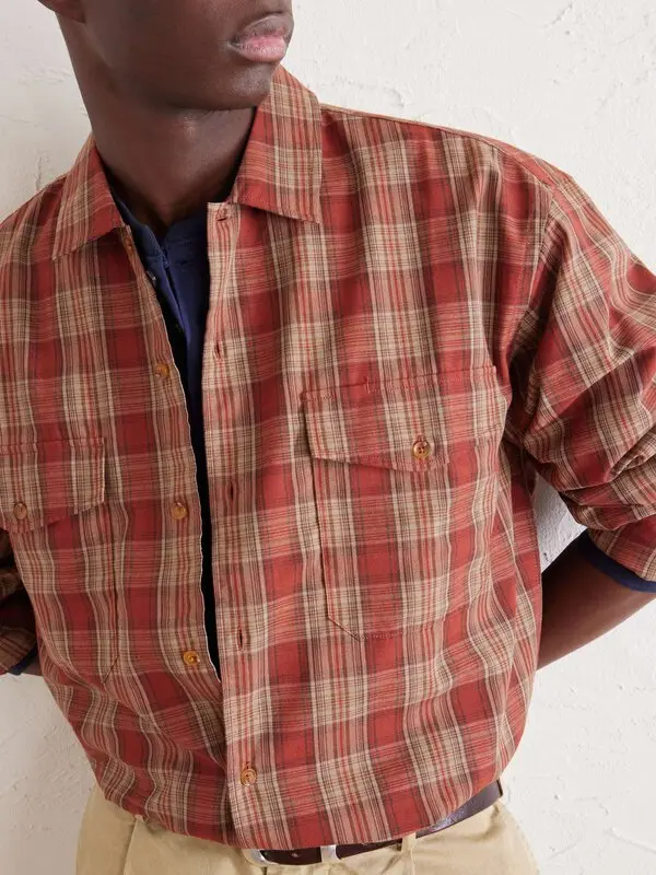 FRIZMWORKS Checked Cotton Shirt