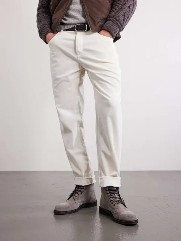 Brunello Cucinelli Suede Derby Boots