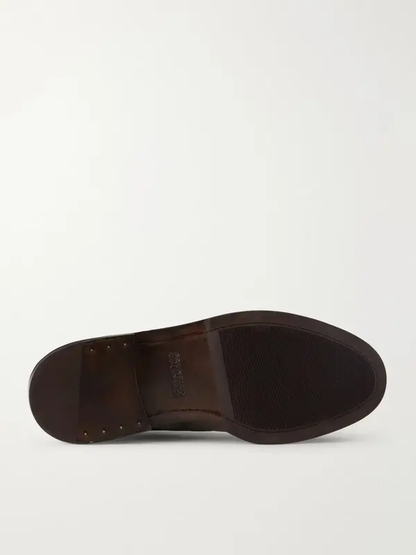 Brunello Cucinelli Suede Derby Boots