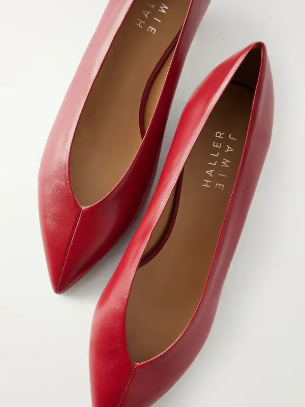 JAMIE HALLER The Trap Leather Pumps