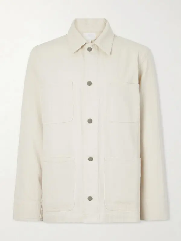 A.p.c. Cotton-twill Overshirt - Neutrals