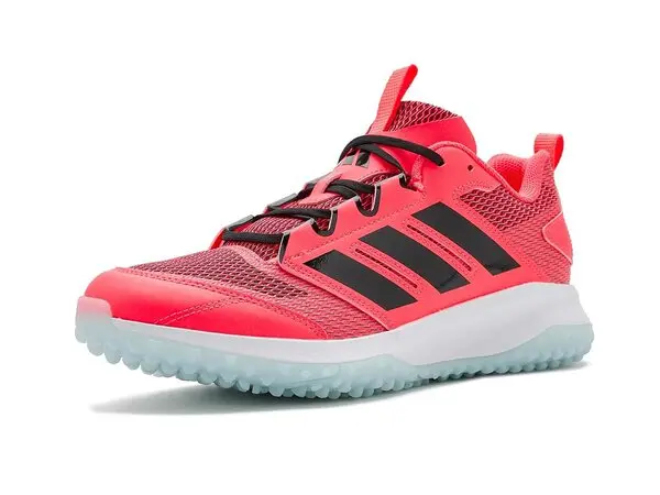 Adidas Adizero Impact Turf Baseball Cleated Shoes Solar Turbosolar Lemon - Red