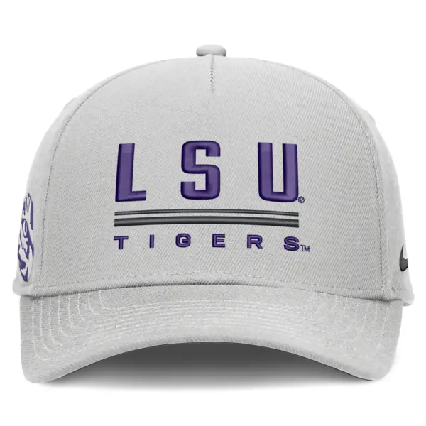Nike Lsu Sideline Practice Rise Dri-fit College Adjustable Hat