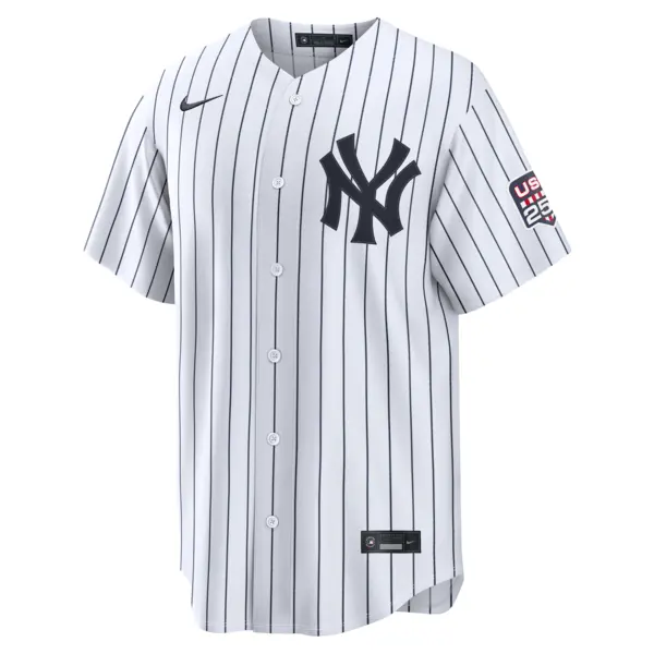 Nike Aaron Judge New York Yankees Usa 250 Mlb Stadium Jersey - White