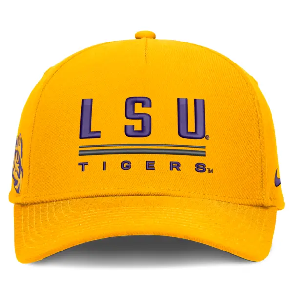 Nike Lsu Sideline Practice Rise Dri-fit College Adjustable Hat