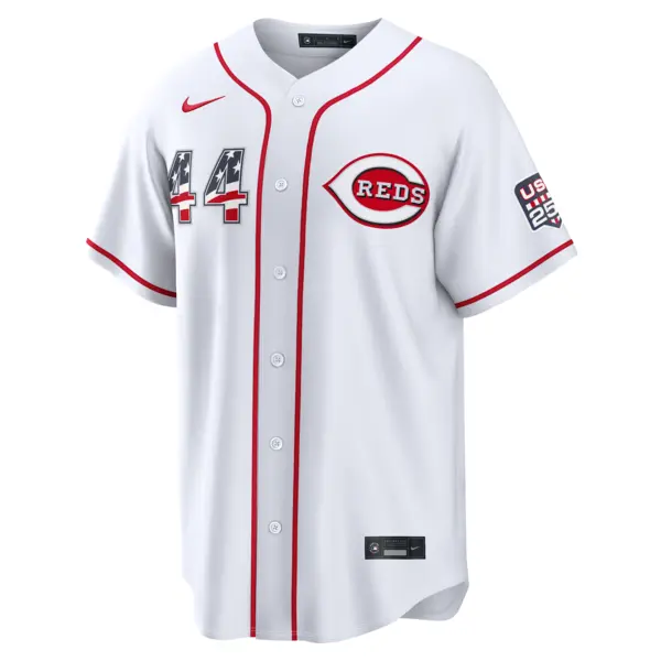 Nike Elly De La Cruz Cincinnati Reds Usa 250 Mlb Stadium Jersey - White