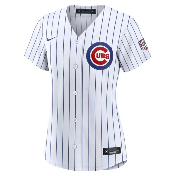 Nike Pete Crow-armstrong Chicago Cubs Usa 250 Mlb Stadium Jersey - White