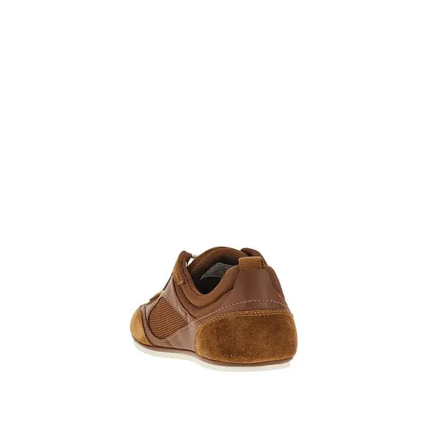 Tory Burch Mesh And Leather Lace-up Sneakers - Brown
