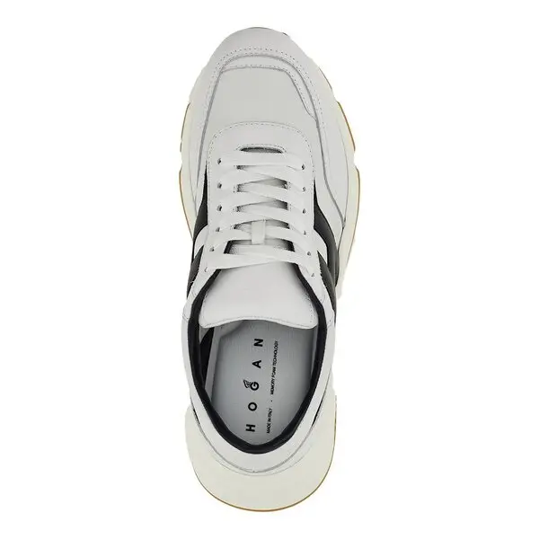 Hogan Hyperlight Leather Sneakers - White
