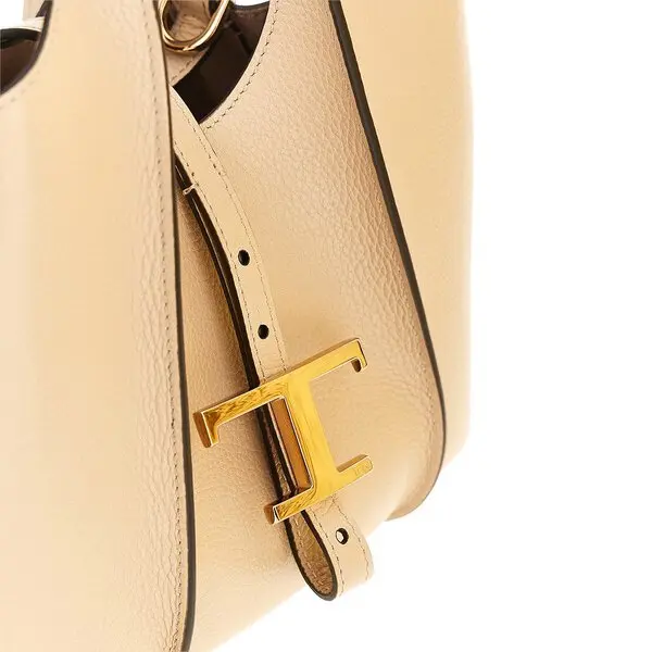 TOD'S Mini T Timeless Shopping Bag - Beige