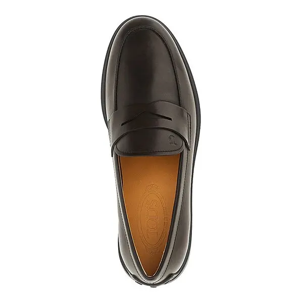 TOD'S Leather Loafers With Gommini Sole