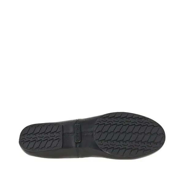 Tory Burch Reva Nappa Leather Ballerinas With Gold-finished Medallion - Black